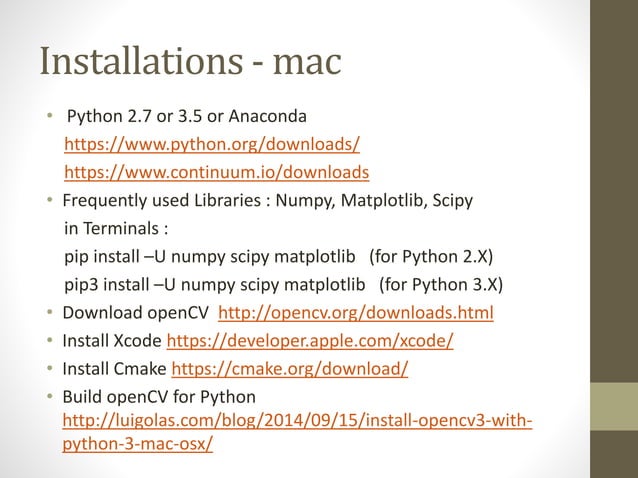 openCV with python | PDF | Technology & Computing