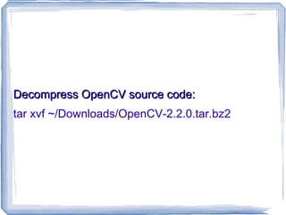 OpenCV 2.2.0 for Android | ODP
