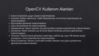 Image Processing with OpenCV | PPTX