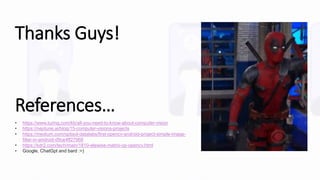 OpenCV In Mobile Technology | Computer Vision on Mobile | PPTX