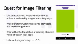 OpenCV In Mobile Technology | Computer Vision on Mobile | PPTX