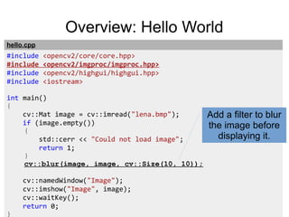 OpenCV Introduction | PDF
