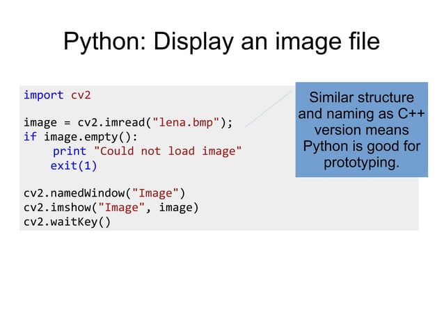 OpenCV Introduction | PDF