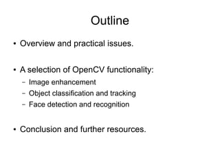 OpenCV Introduction | PDF