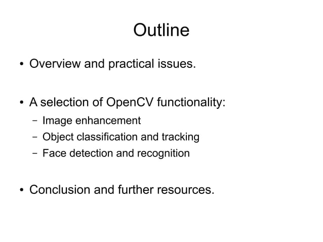 OpenCV Introduction | PDF