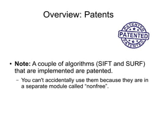 OpenCV Introduction | PDF