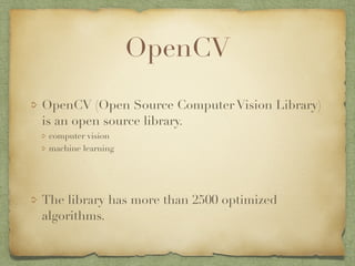 Opencv intro | PPT