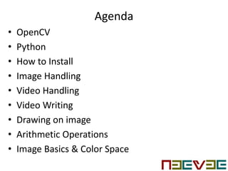Open Computer Vision Based Image Processing | PPTX