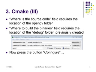 Installing OpenCV 2.3.1 with Qt | PPT
