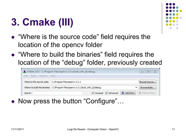 Installing Opencv 2 3 1 With Qt Ppt