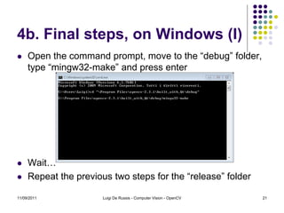Installing OpenCV 2.3.1 with Qt | PPT