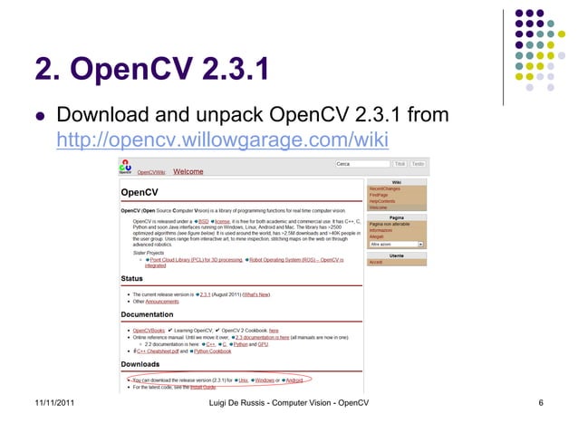 Installing Opencv 2 3 1 With Qt Ppt