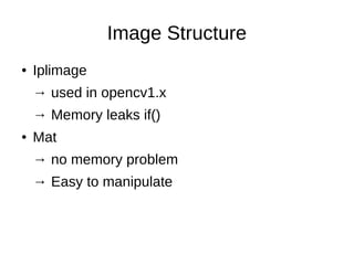 computer vision & Opencv intro | PPT