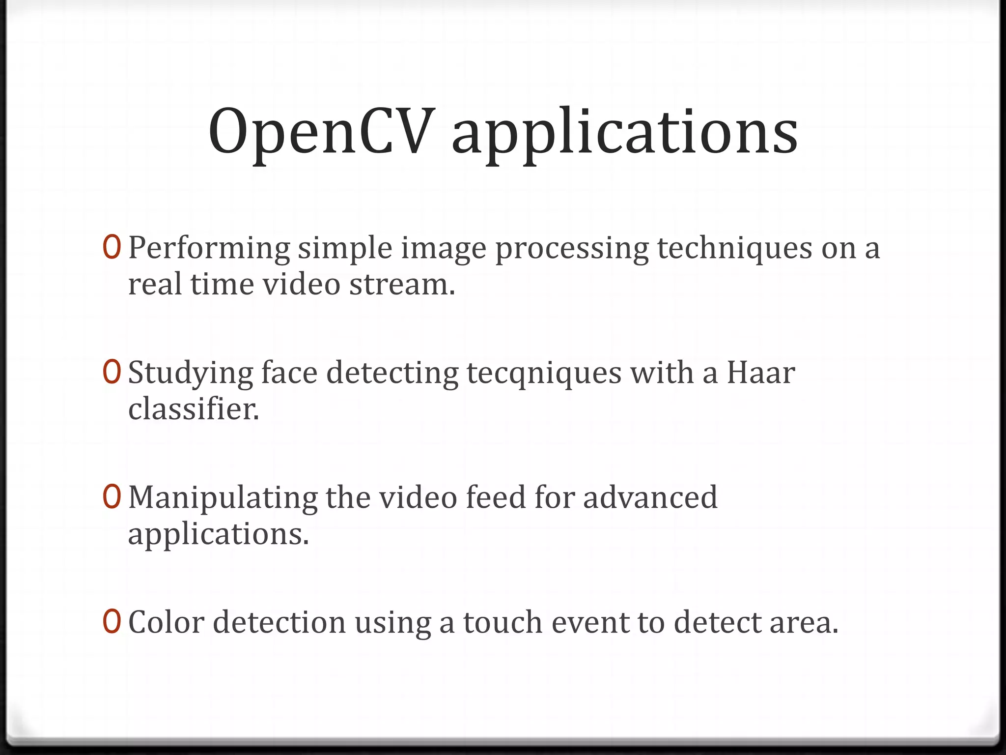 OpenCV with android | PPTX