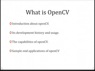 OpenCV with android | PPTX