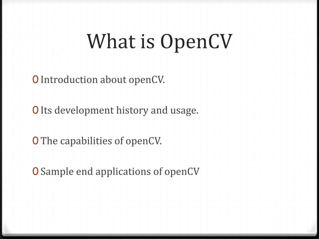 OpenCV with android | PPTX