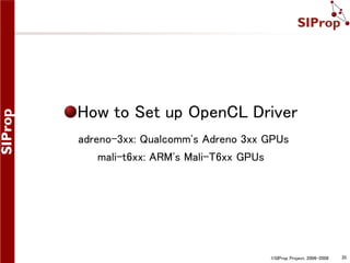 How to Build & Use OpenCL on OpenCV & Android NDK | PPT