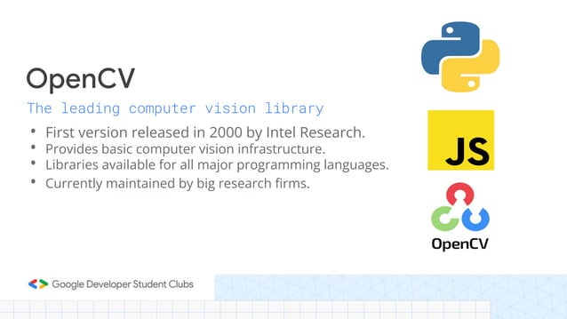 OpenCV with Python | PPTX