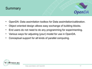 Data assimilation with OpenDA | PPT