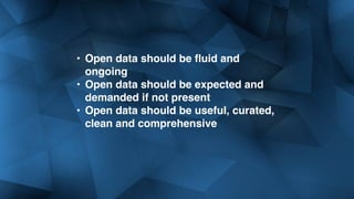 Open Data: Movement or a Joke? | PPT