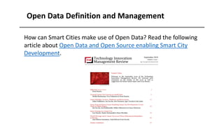 Open Data and Standard APIs | PPT
