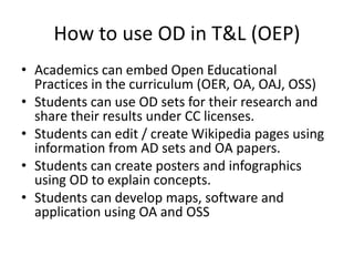 Understanding Open Data (UCL Digifest) | PPT
