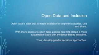 Data Openness for Gender Equality | PPT