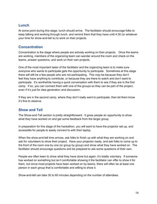 Open Data Hackathon - A How to Guide | PDF