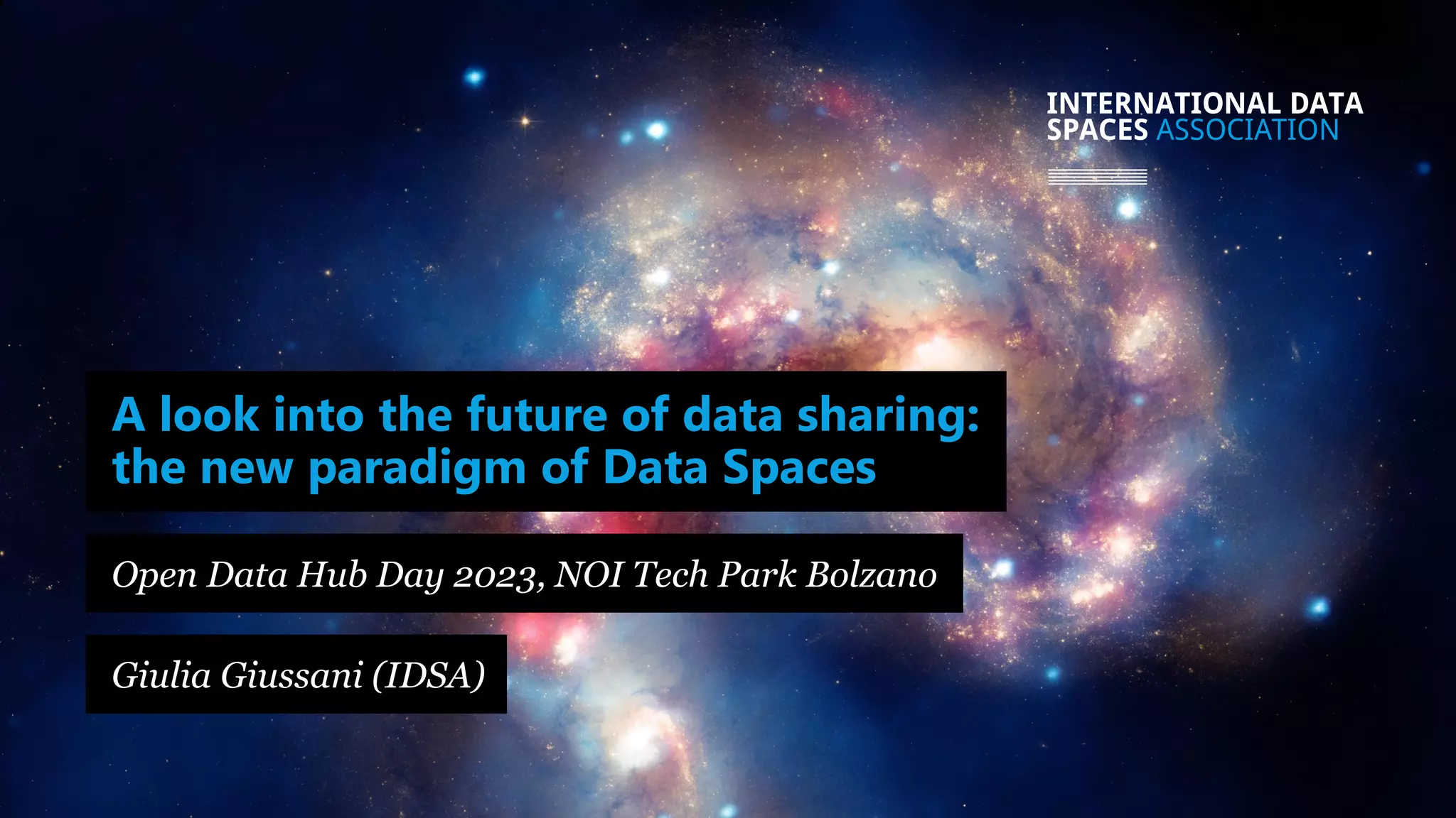 Open Data Hub - Giulia Giussani - A look into the future of data ...