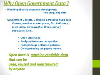 Open Data Initiative of India | PPTX