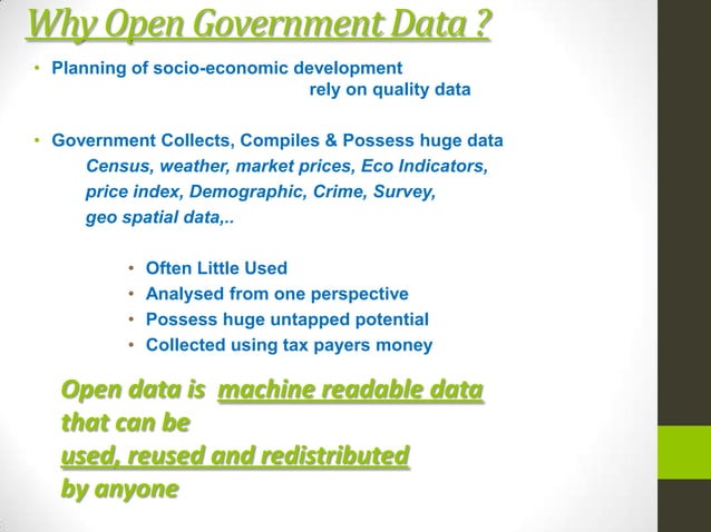 Open Data Initiative of India | PPT