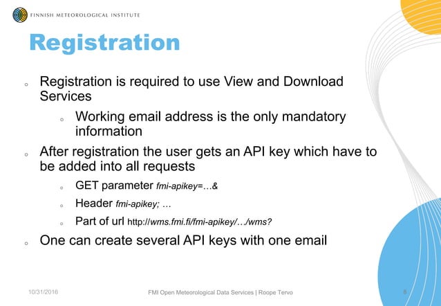 FMI Open Data Interface and Usage | PPT
