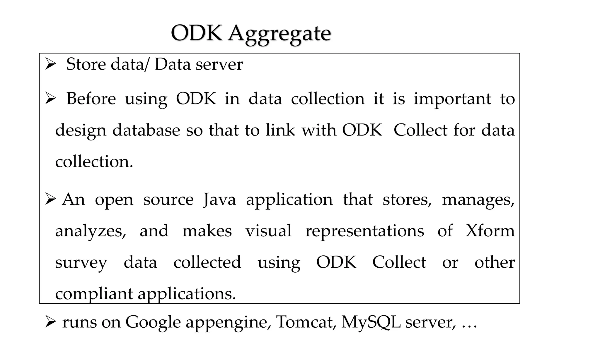 Open Data Kit, Digital data collection tool, training manual.pptx