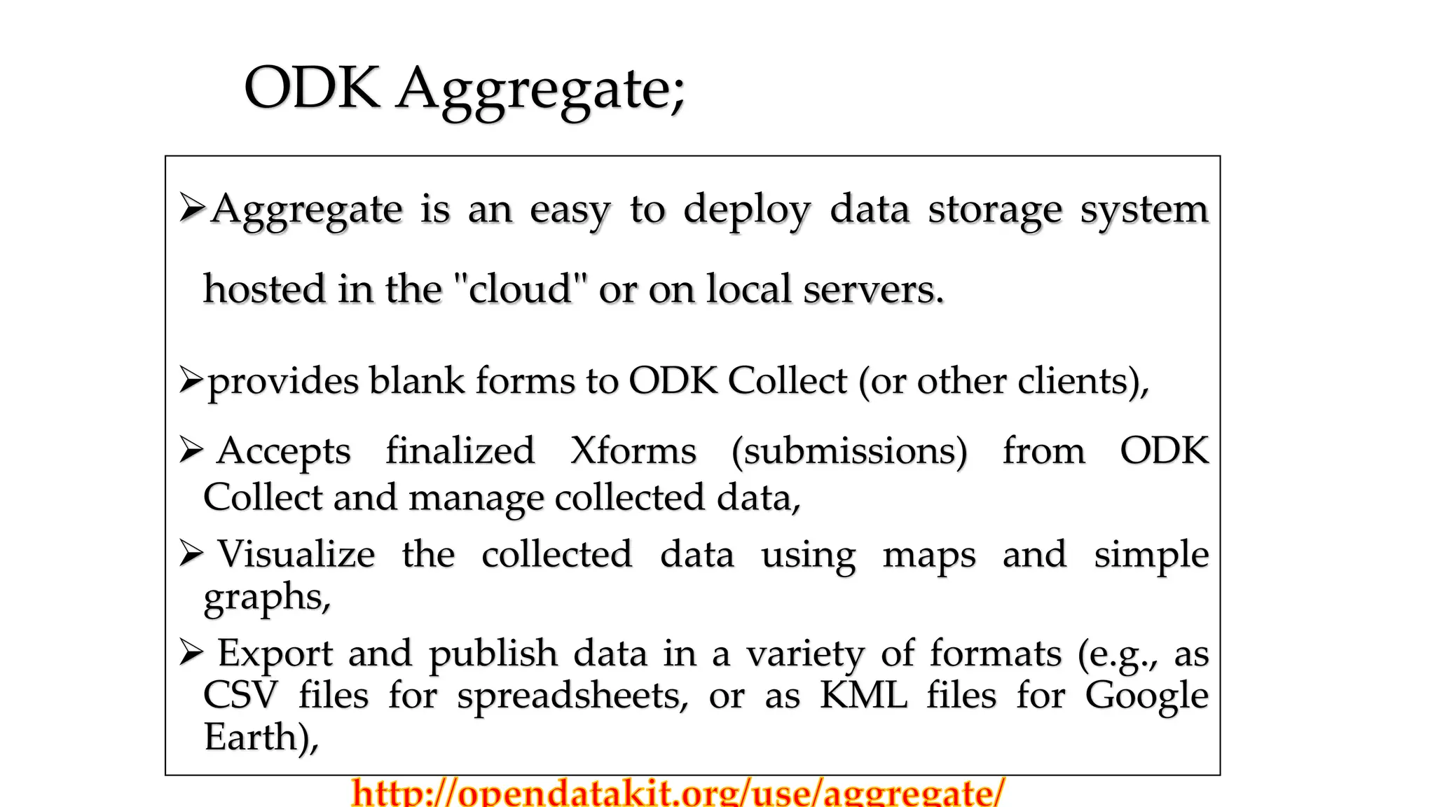 Open Data Kit, Digital data collection tool, training manual.pptx