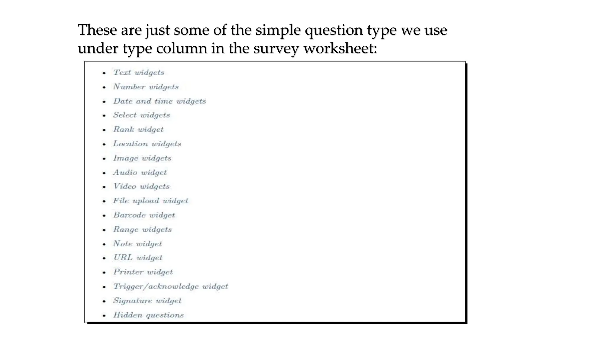 Open Data Kit, Digital data collection tool, training manual.pptx