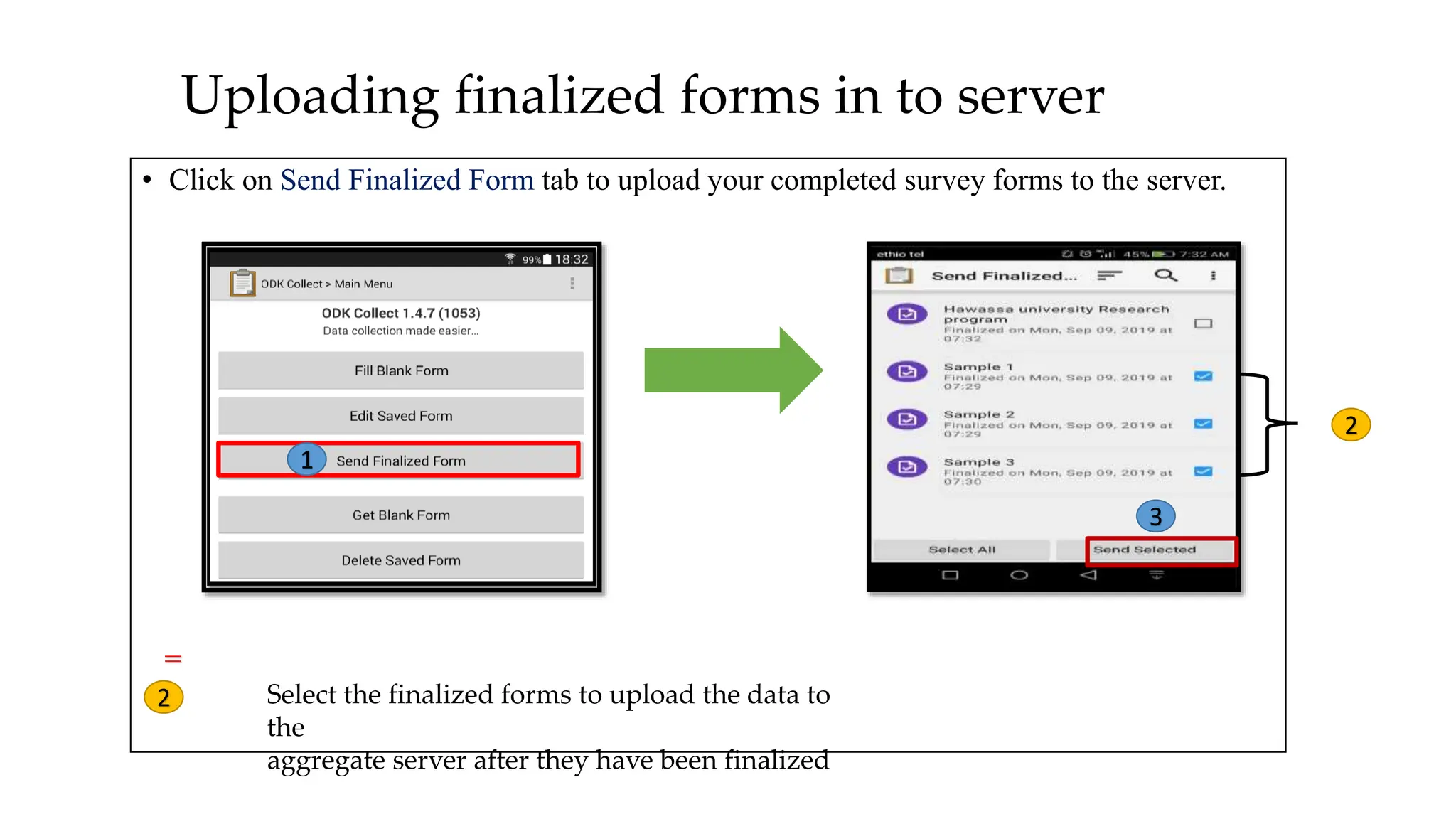 Open Data Kit, Digital data collection tool, training manual.pptx