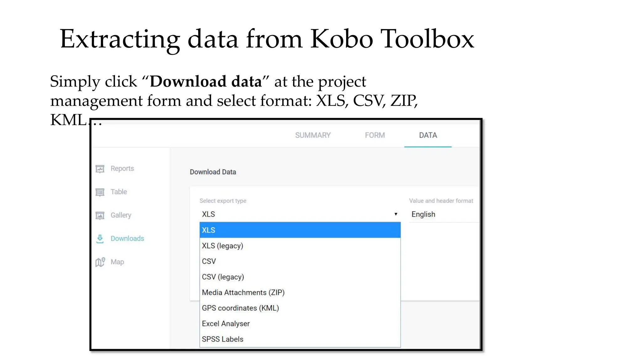 Open Data Kit, Digital data collection tool, training manual.pptx