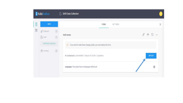 Open Data Kit, Digital data collection tool, training manual.pptx