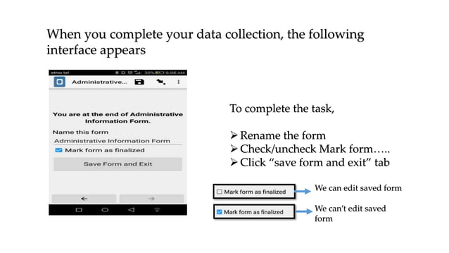 Open Data Kit, Digital data collection tool, training manual.pptx