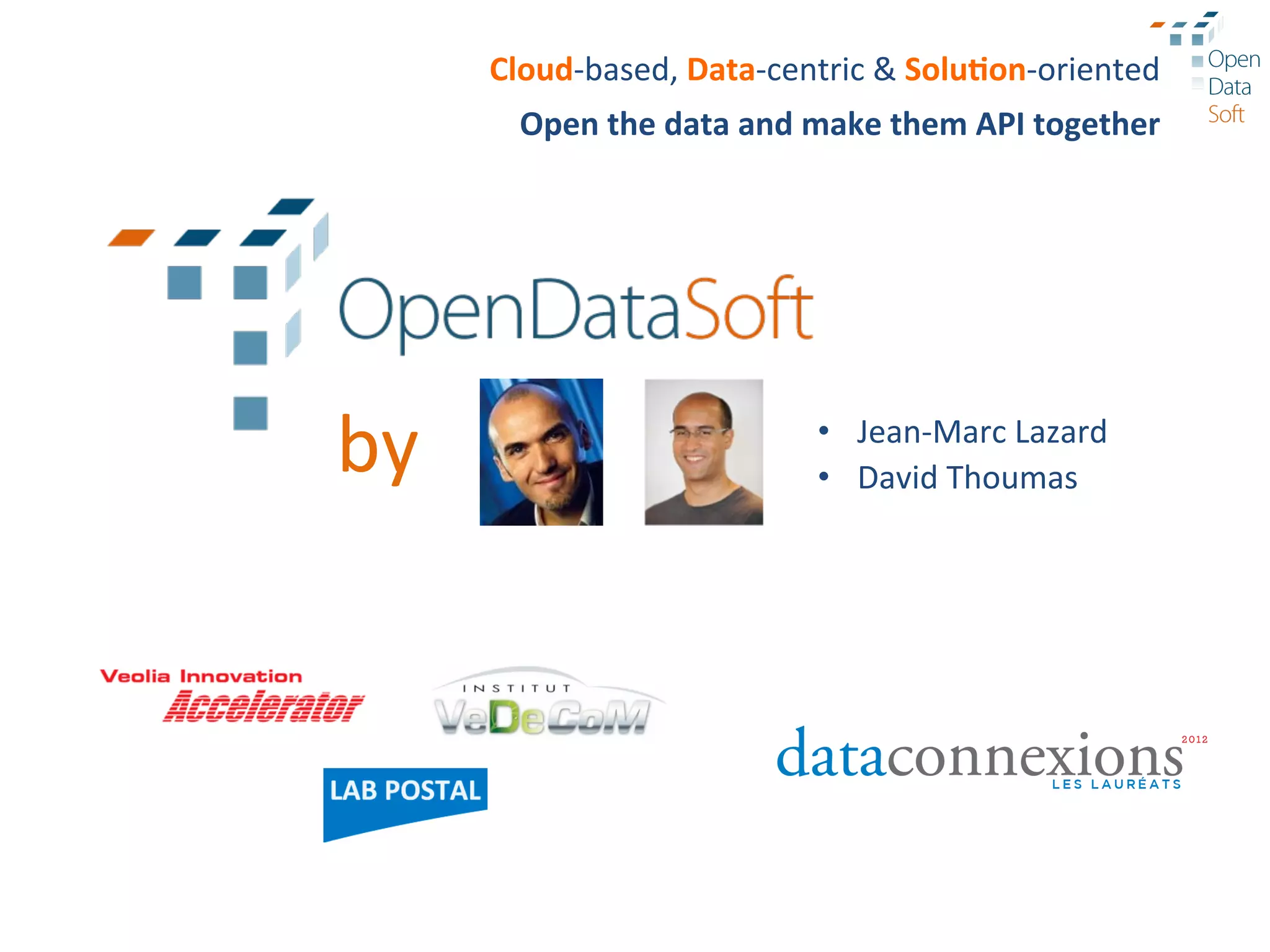 OpenDataSoft platform designed for big data issues | PDF | Databases ...
