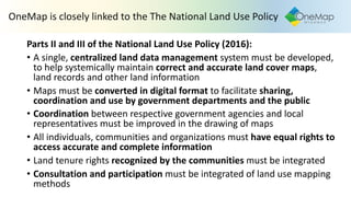 OneMap Myanmar Open Data Training | PPT