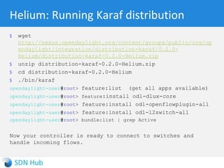 Introduction to the Helium release of OpenDaylight | PPTX