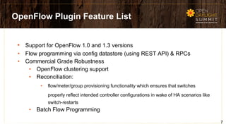 OpenDaylight Openflow & OVSDB use cases ODL summit 2016 | PPT
