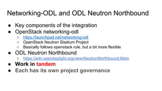 OpenDaylight OpenStack Integration | PPT
