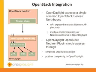 OpenDaylight: an open source SDN for your OpenStack cloud | PPT