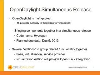 OpenDaylight: an open source SDN for your OpenStack cloud | PPT