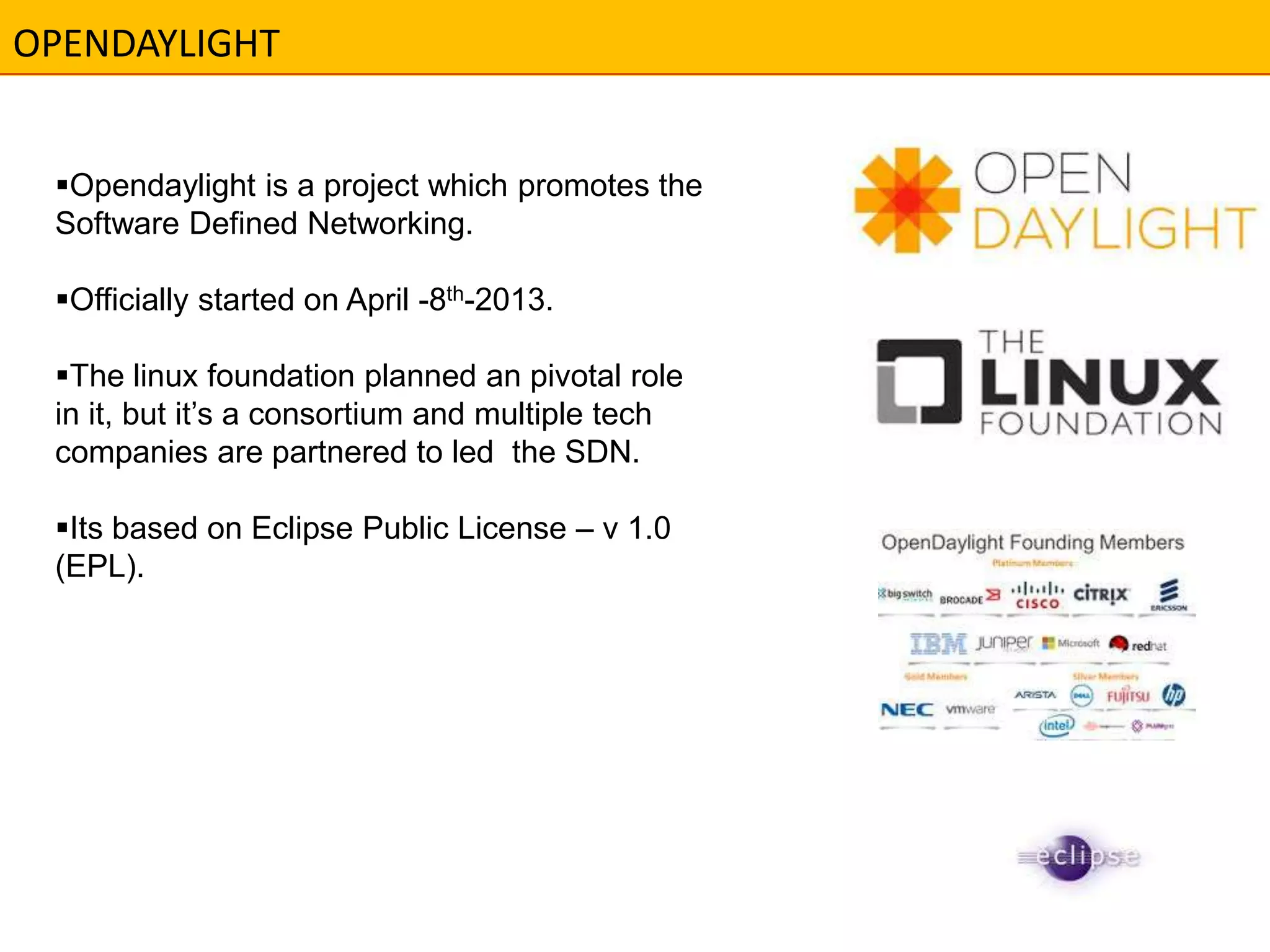 Opendaylight SDN Controller | PPTX