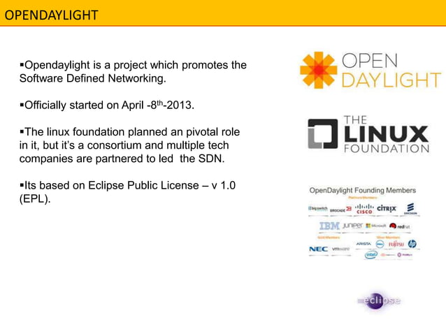Opendaylight SDN Controller | PPTX