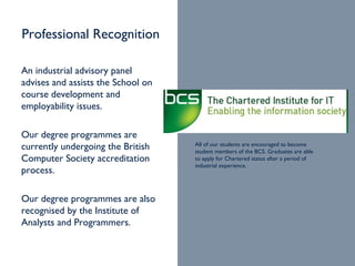 University of Lincoln, School of Computer Science | PPT