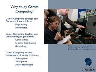 University of Lincoln, School of Computer Science | PPT